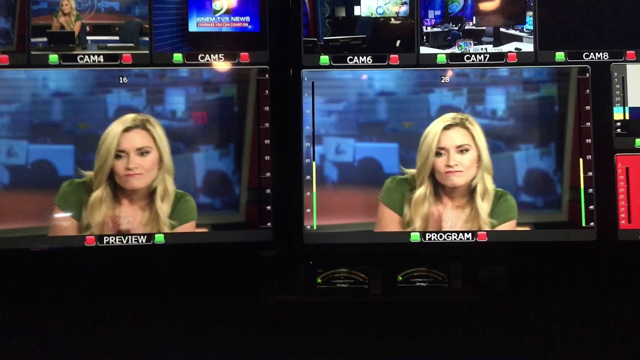 News Anchor Alana dancing machine! - YouTube