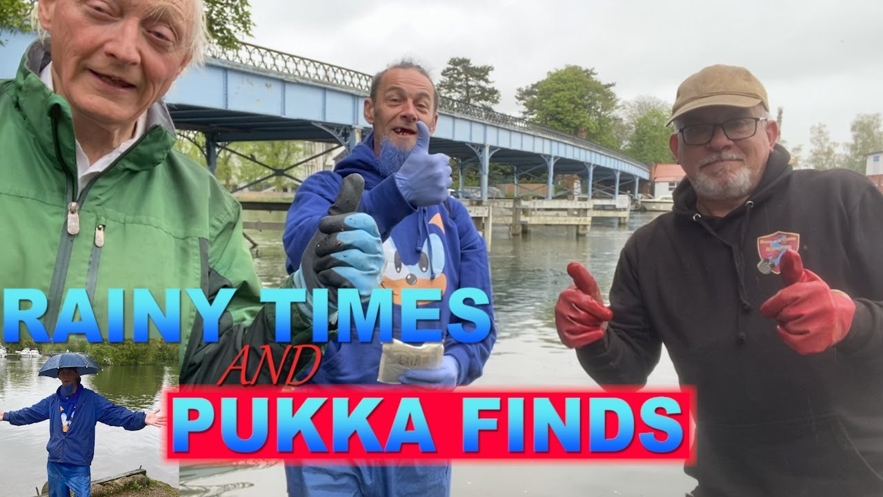 Rainy times and pukka finds magnet fishing and cleaning the waterways ...