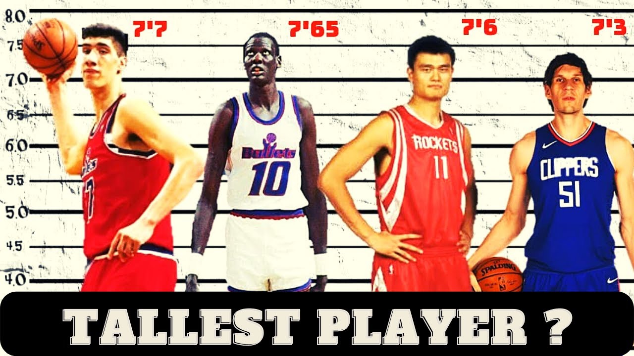 TALLEST PLAYERS IN NBA HISTORY: TOP 10 - YouTube