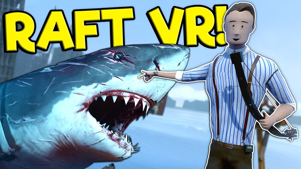 Spycakes & I Must Survive Sharks On a Raft in VR! - Sam & Dan: Floaty ...
