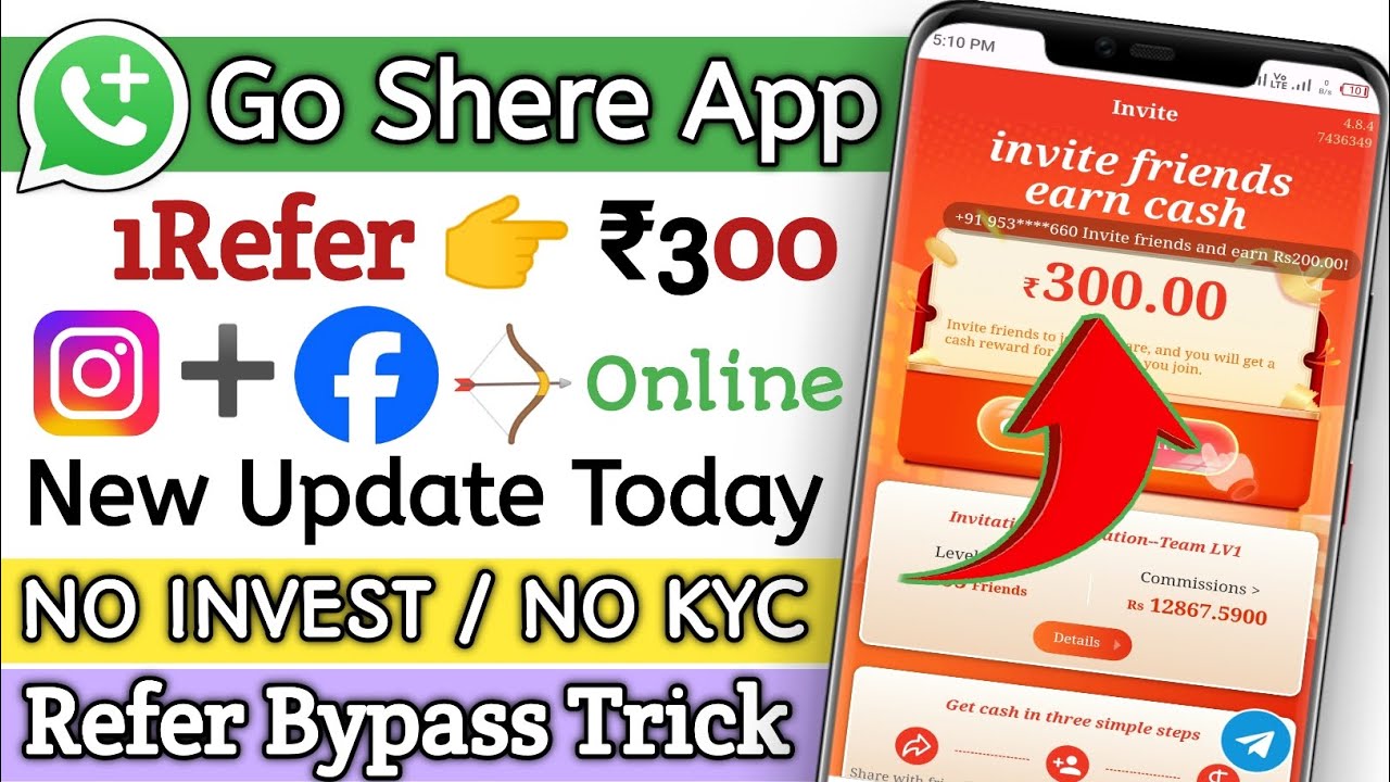 go shere new update | go shere instagram login | go shere refer bypass ...