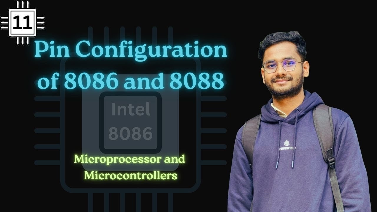 Lec: 11 | Pin Configuration of 8086 and 8088 | Microprocessor 8086 ...