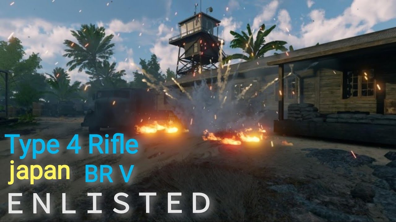 Enlisted_Pacific War-JAPAN- Type 4 rifle. etc..#enlisted #fps #gameplay ...