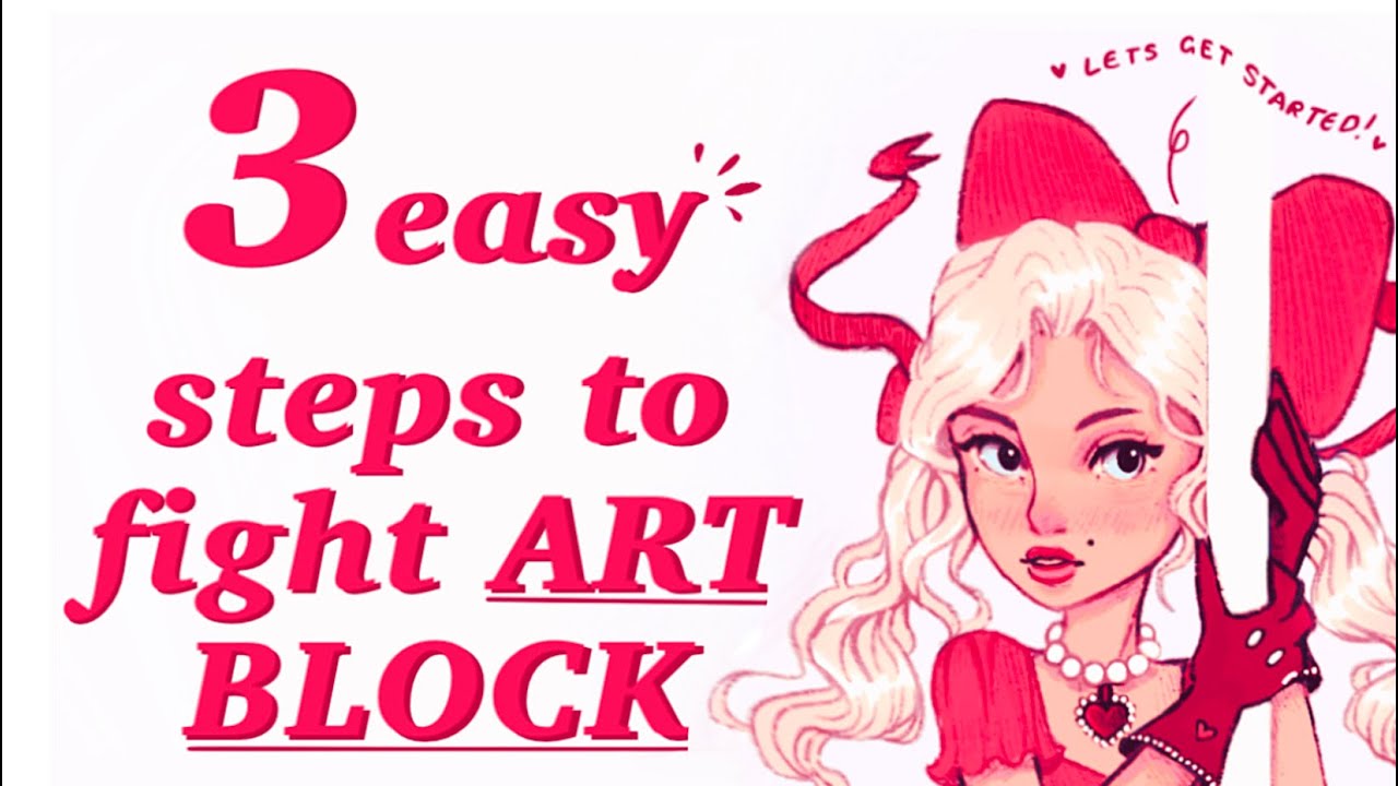 NO MORE ARTBLOCK! With these 3 easy tips! - YouTube