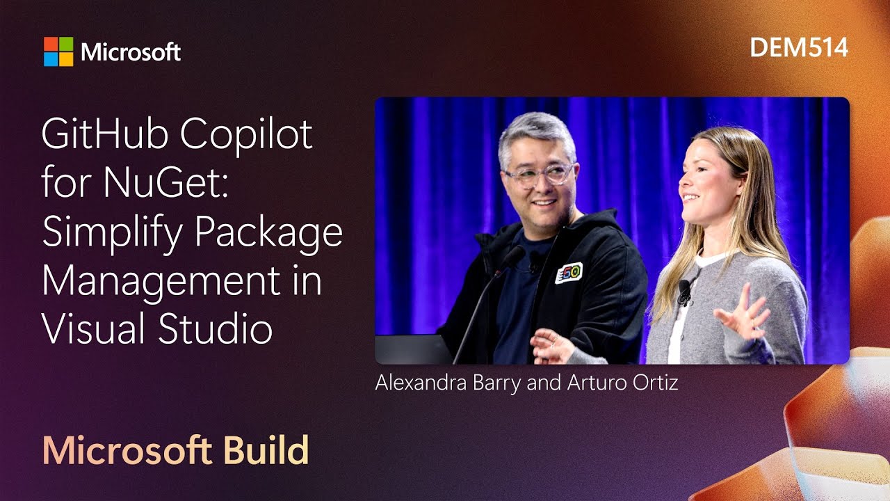 GitHub Copilot for NuGet: Simplify Package Management in Visual Studio | DEM514 - YouTube