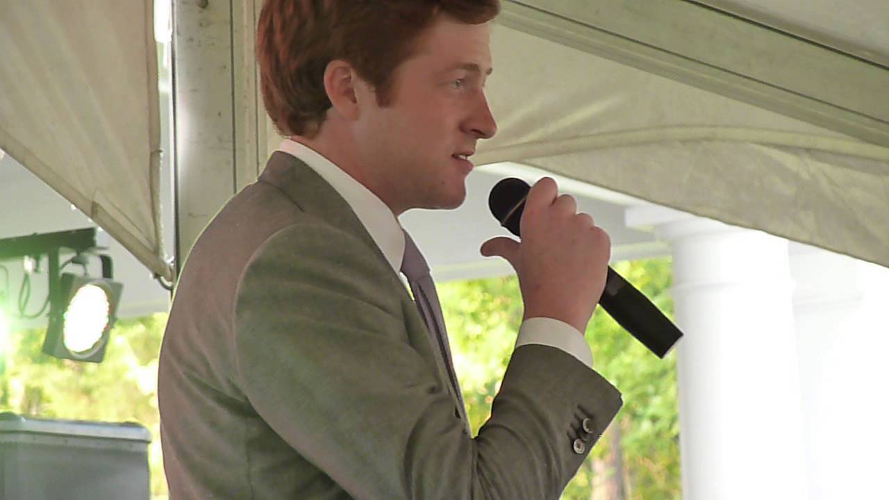 Eric ffitch's speech @ Battelle & Fritzhand wedding - YouTube