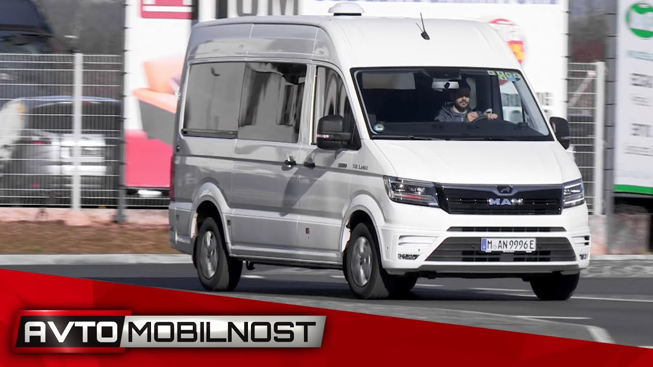 MAN e-TGE - 2020 - test električnega kombija - YouTube