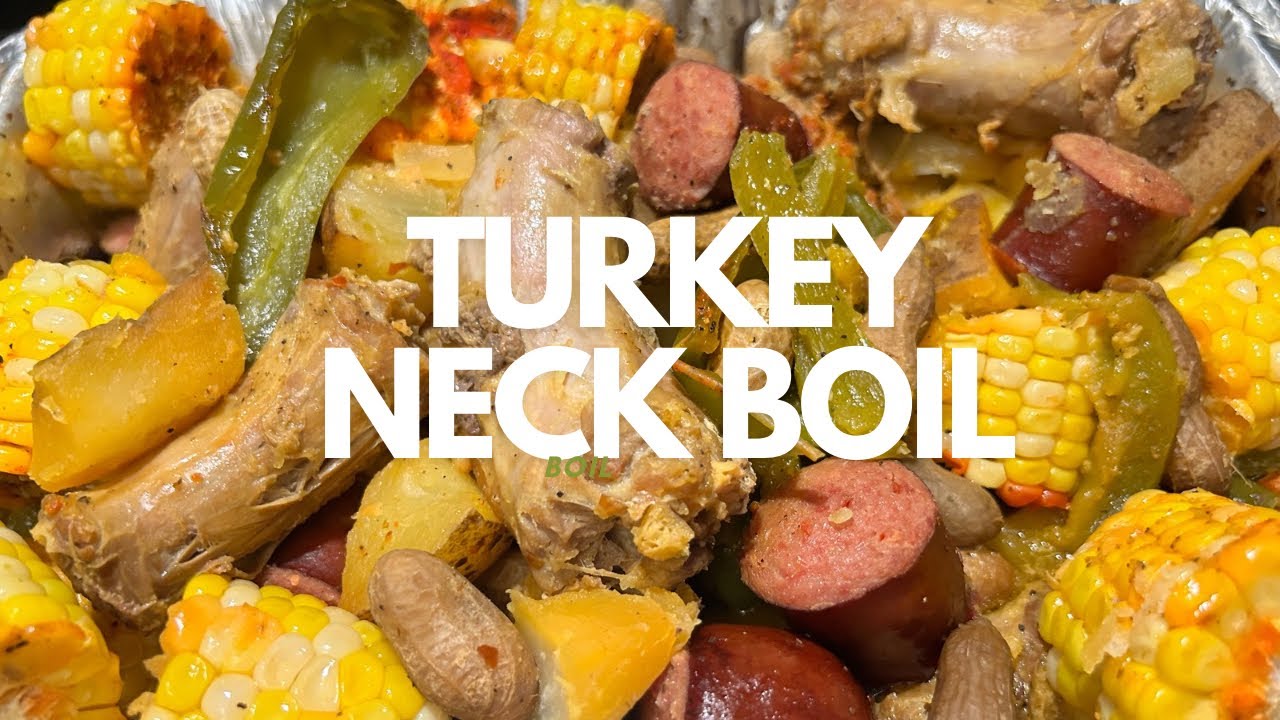 The neck is out/ Easy Turkey neck boil - YouTube