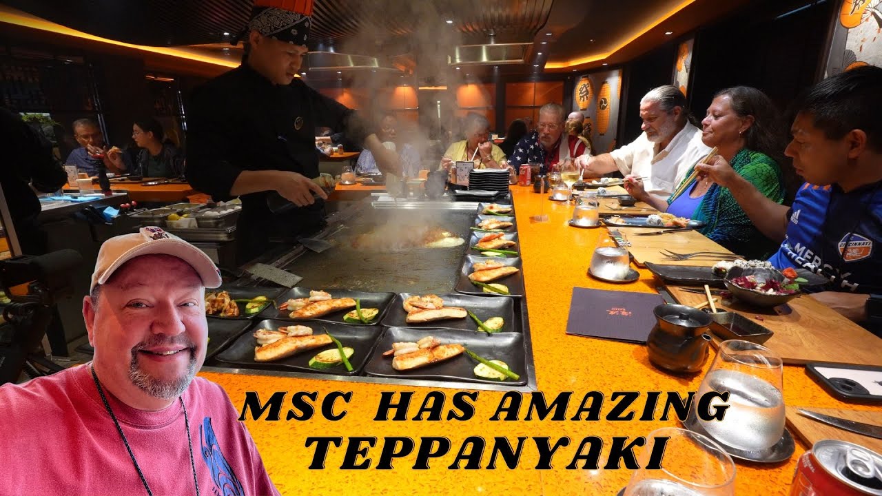 MSC Cruises' Amazing Teppanyaki - MSC Sea Day - Last Day At Sea - YouTube