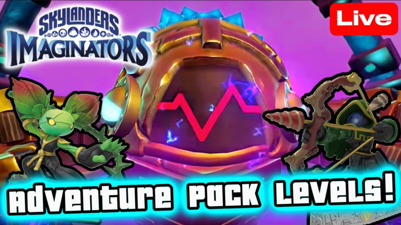 [LIVE] Let's Play SKYLANDERS IMAGINATORS Adventure Pack Levels ...