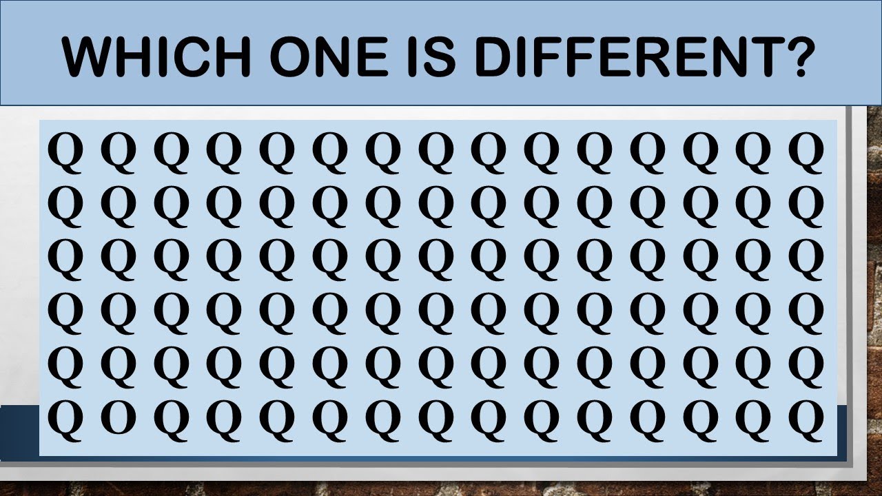 Find the Odd One Out | English Alphabets | Part 2 | How Fast Your Eyes ...