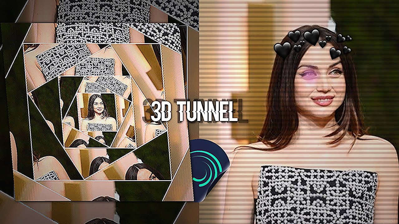 3D TUNNEL TUTORIAL +( Null Object ) || Alight motion - YouTube