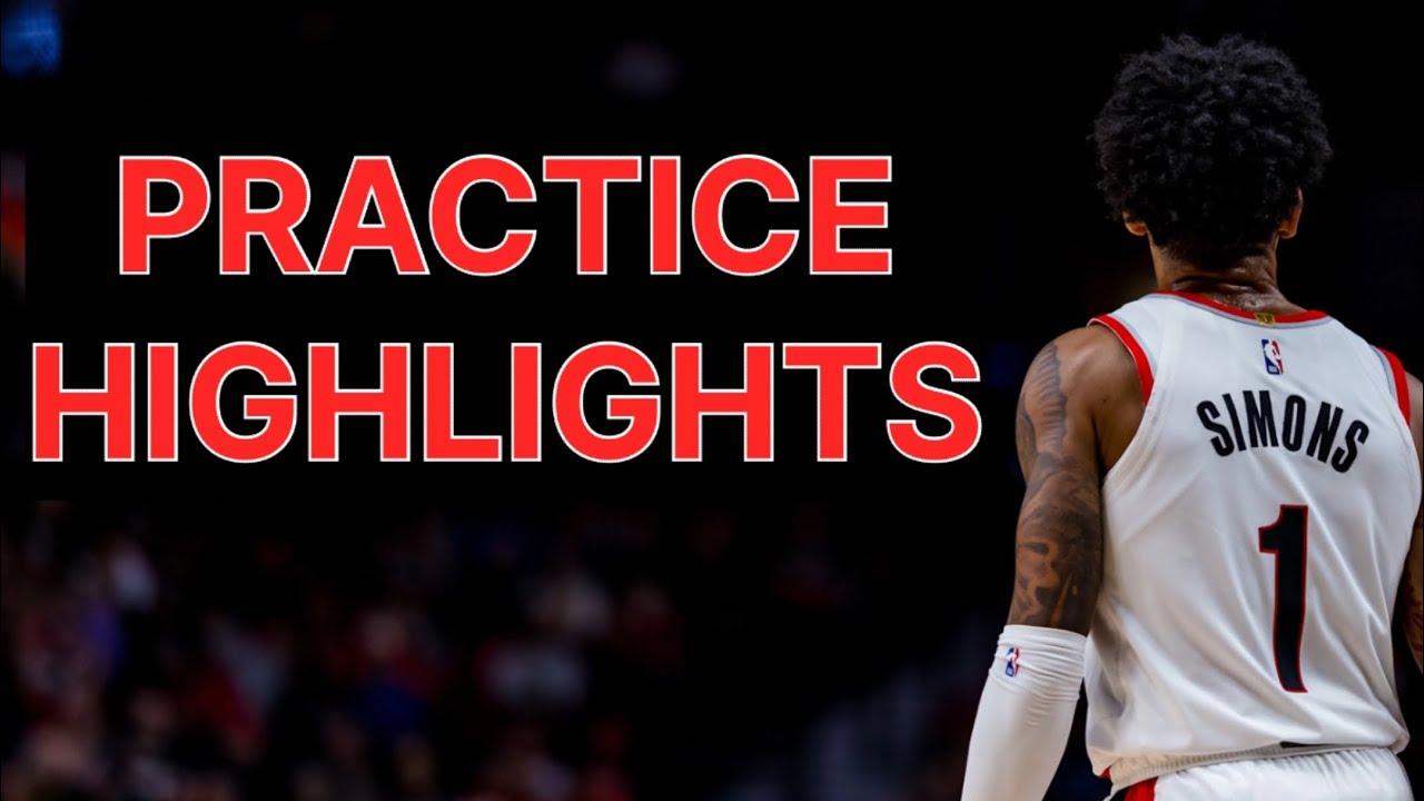 Anfernee Simons Practice Highlights(Jack Harlow -They Don’t Love it ...