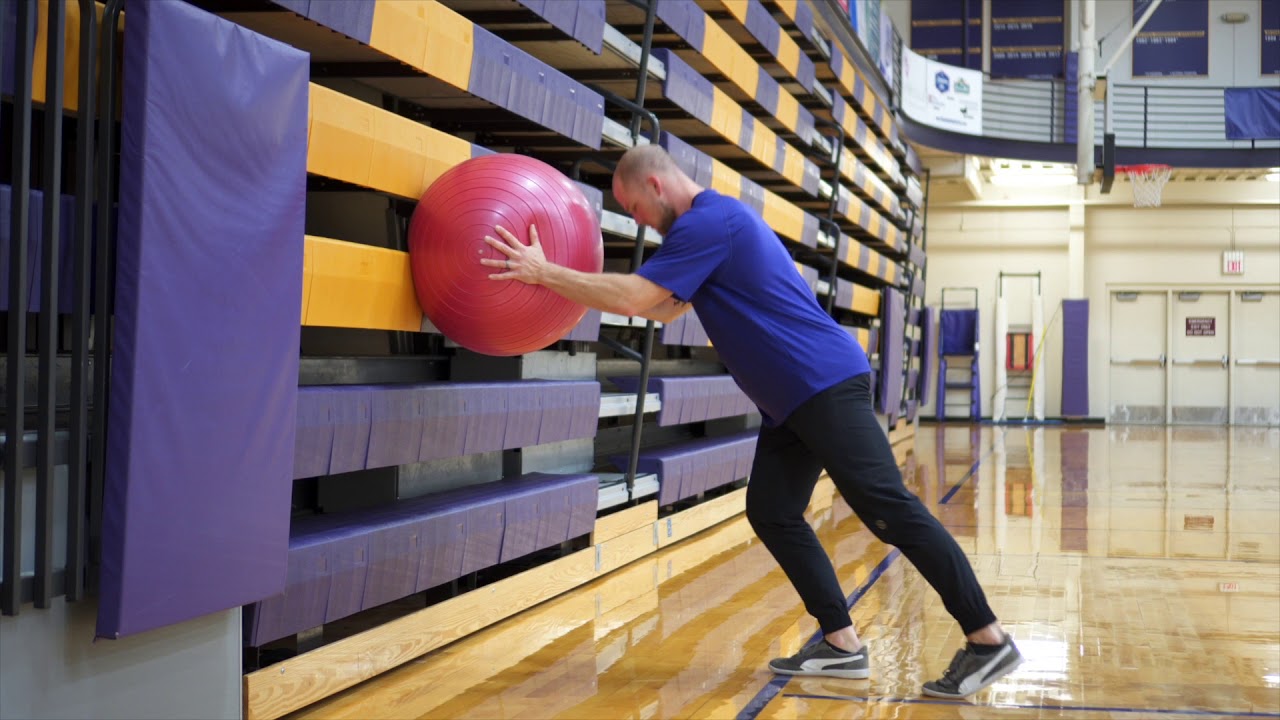 Stability Ball Neck Plank - YouTube