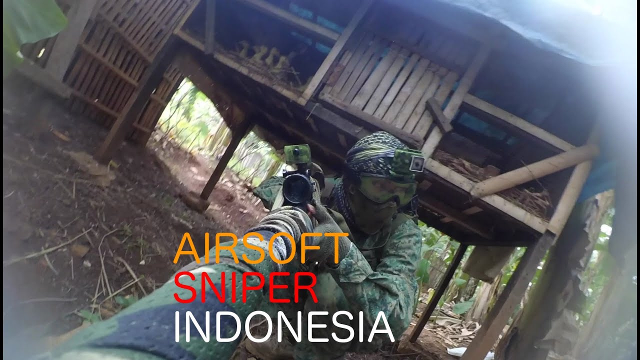 Airsoft Sniper Indonesia Field Woodland BSK Bekasi Barat - YouTube
