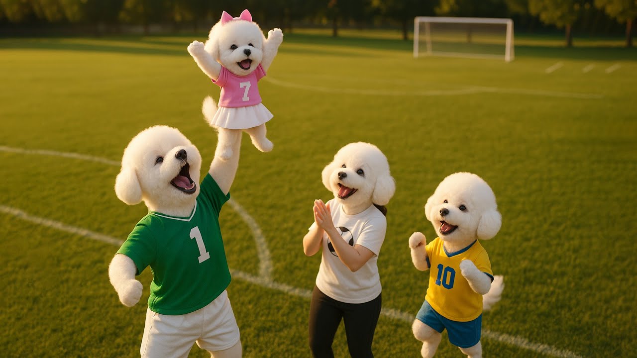 Happy Dog Family: Classic football match😍😍🐩🐩 - YouTube