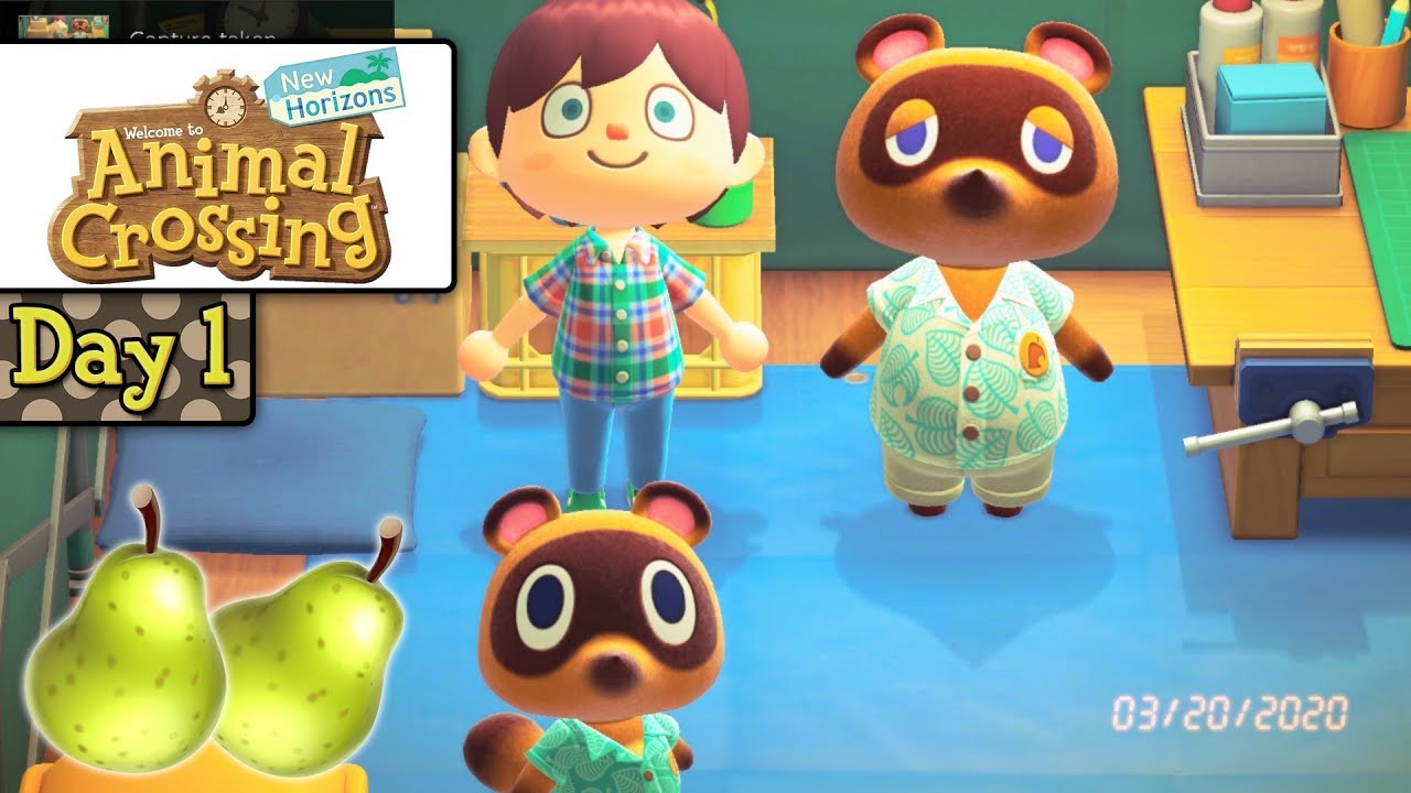 Animal Crossing: New Horizons - Day 1 - An Island with Pears On It ...