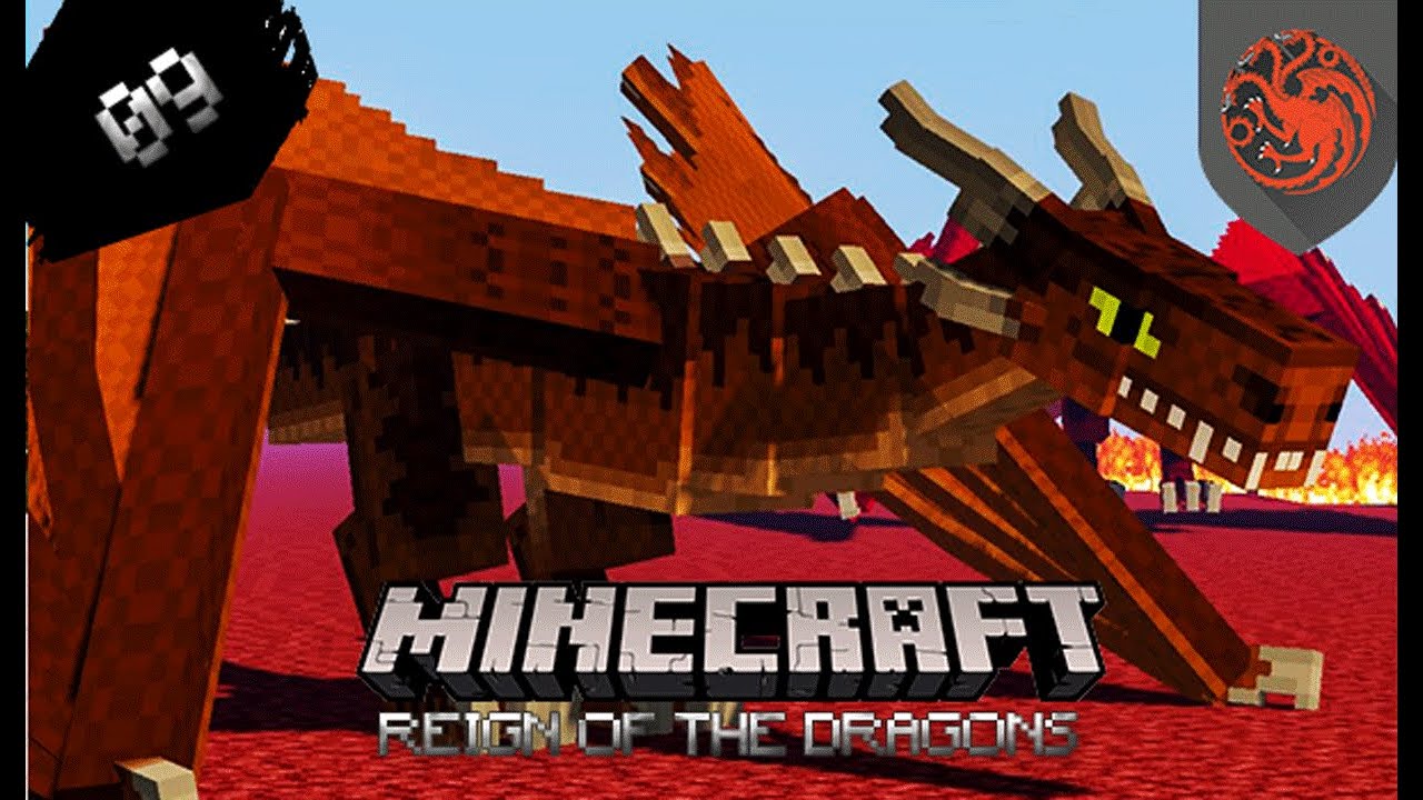 Nós Somos Caçadores de Dragões! MINECRAFT Reign Of the dragons #09 ...
