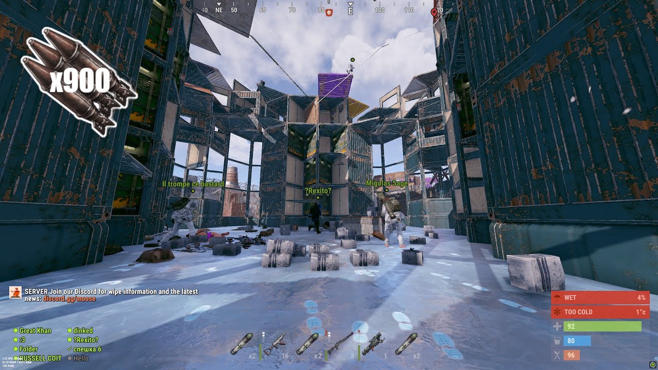 HOW WE SHOT 900 ROCKETS IN 3 DAYS (+ RAID DEFENCE) - Rust - YouTube