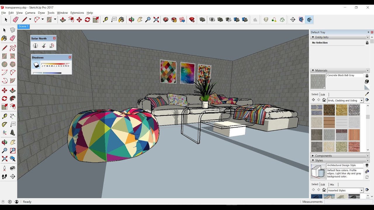 Como alterar a orientação do Norte no SketchUp utilizando o plugin ...