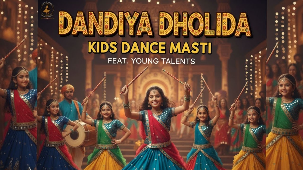 Kids Garba Dance | Dholida Song | Groups Dandiya Performance ...