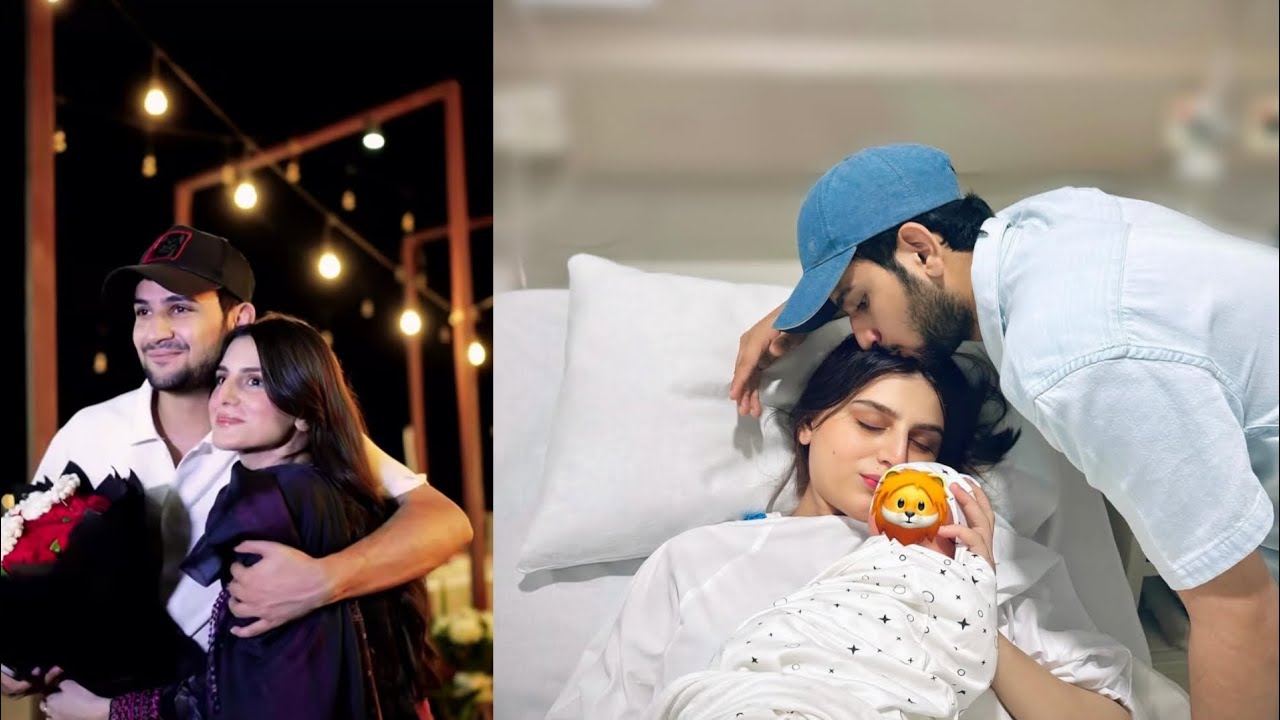 Maaz safder reveals his new baby face👶||maaz and saba were very happy ...