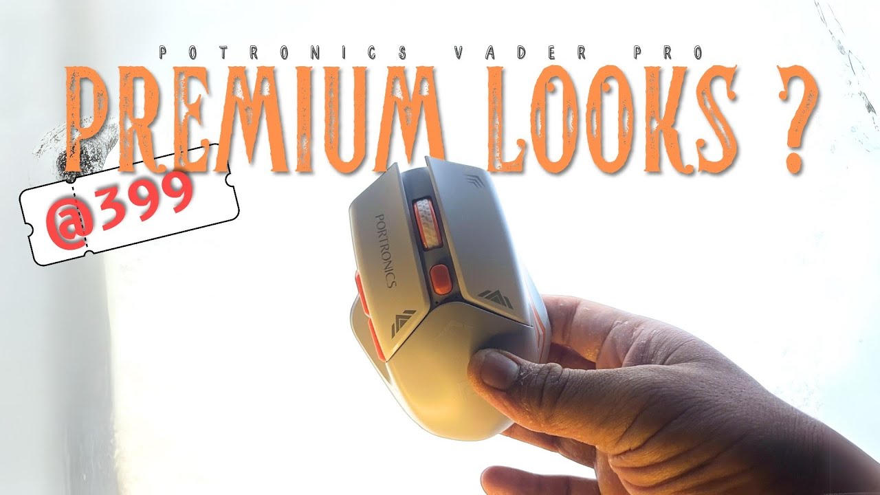 Best Designed Mouse Worth 399!! Potronics Vader Pro - YouTube