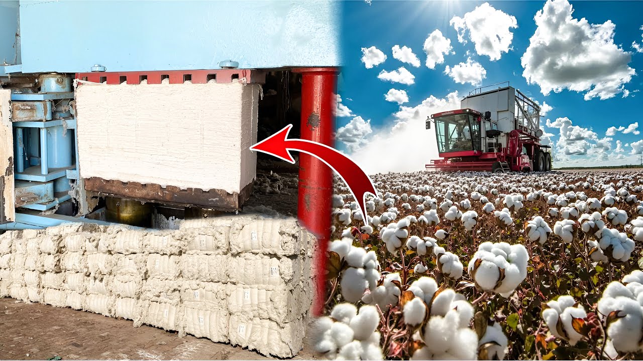 Cotton Ginning Process in Factory with Mass Production | Cotton Ginning ...