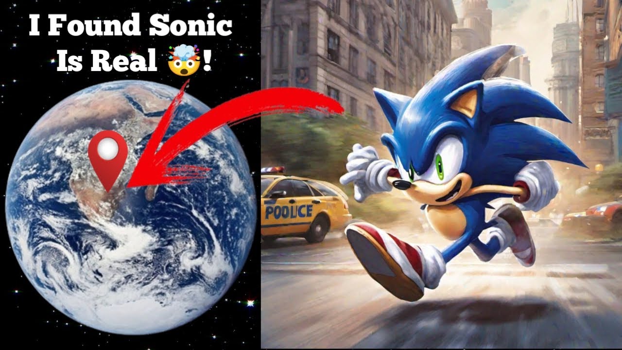 I Found Sonic Is Real 😱🤯 on google maps and google earth 🌎 #maps #earth ...