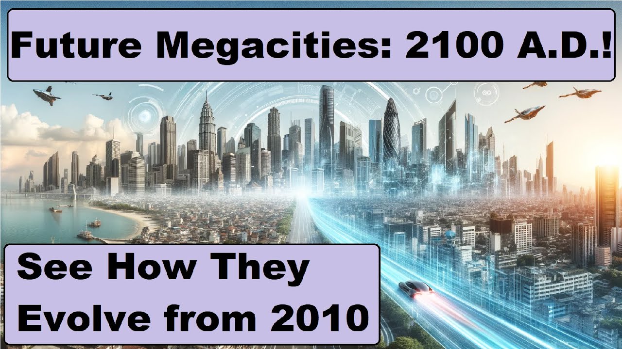 Future Megacities Unveiled! 🌍 Top 10 Populous Cities from 2010 to 2100 ...