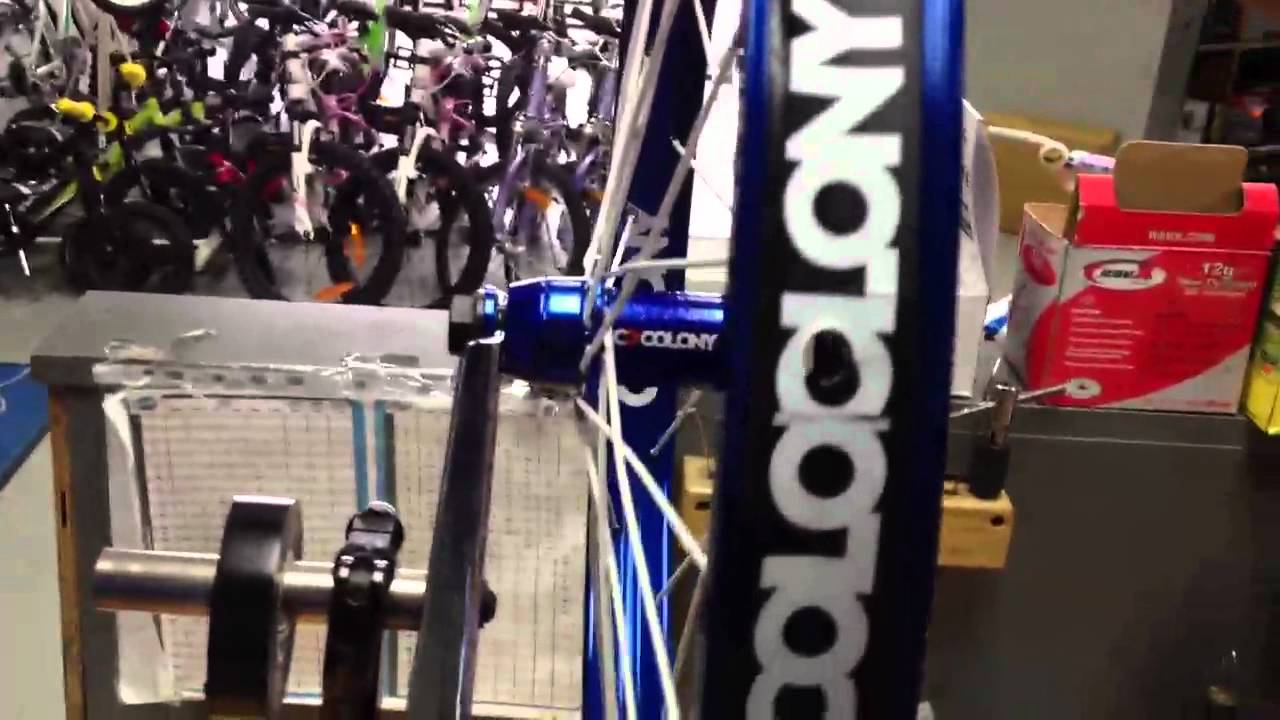 Custom Colony BMX Wheel - YouTube