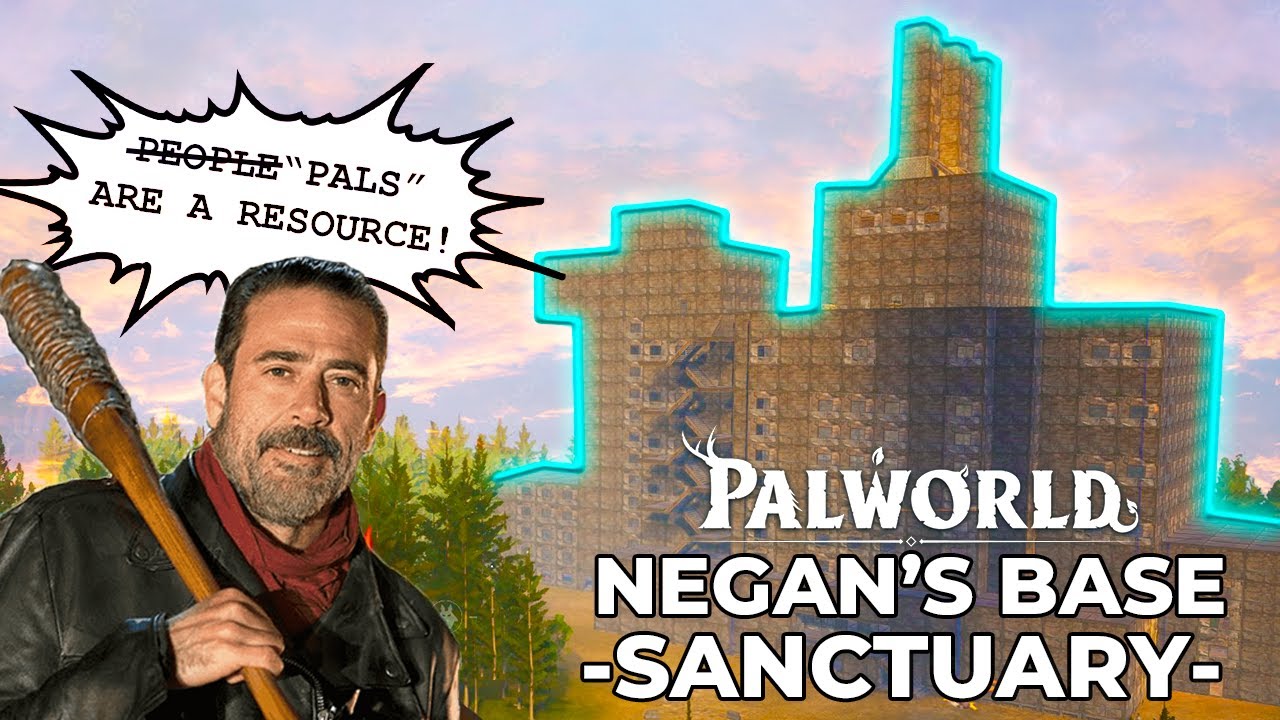So I Created Sanctuary in Palworld | Negan's Base From the Walking Dead ...