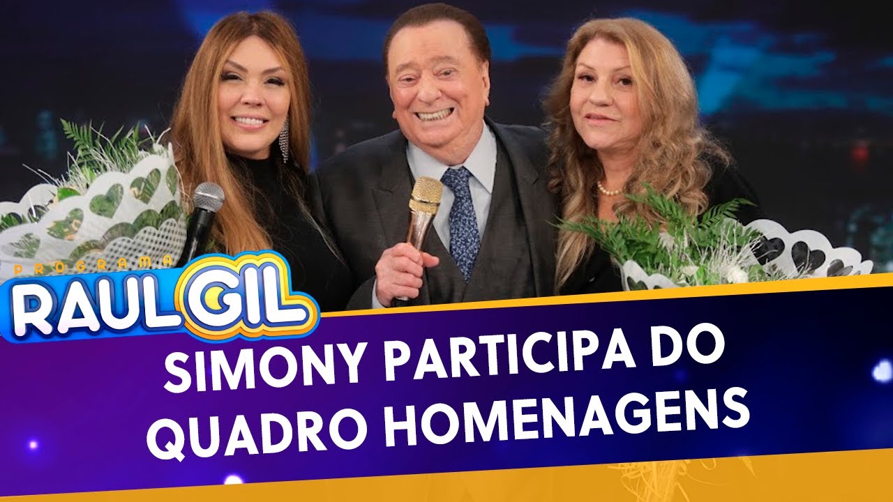 Homenagem para Simony | Programa Raul Gil (24/12/22) - YouTube