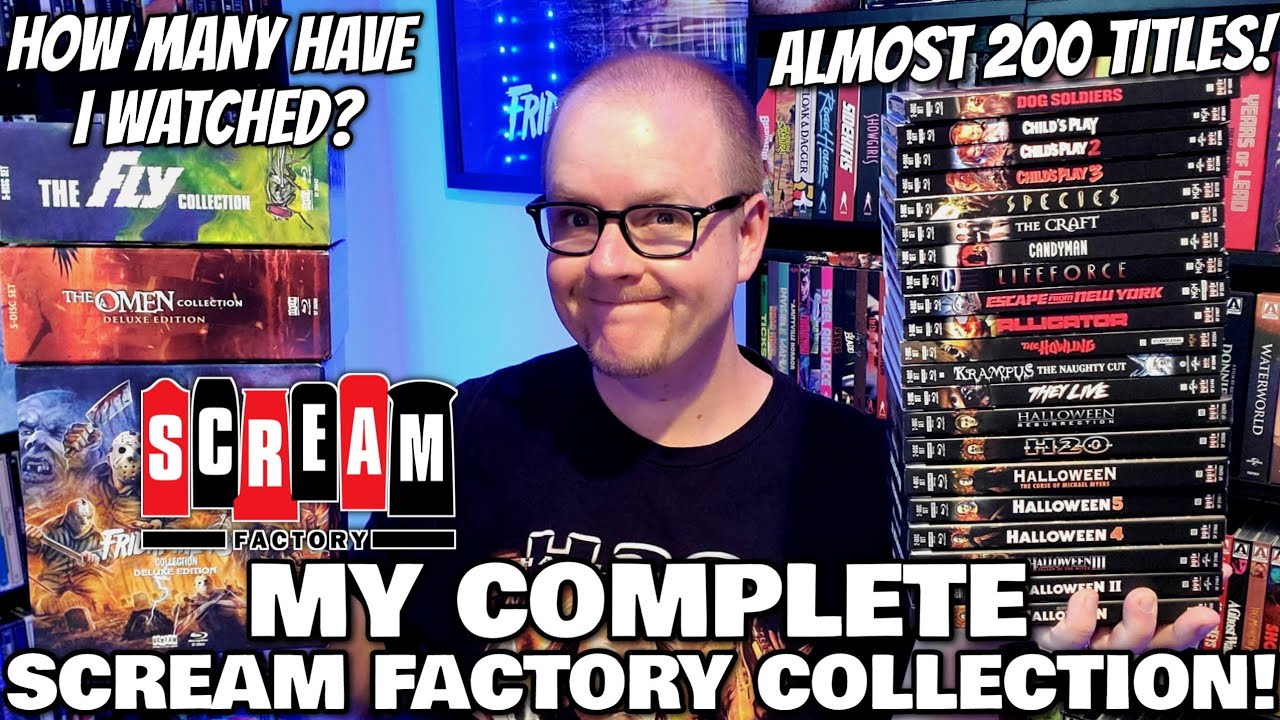 My COMPLETE Scream Factory COLLECTION! - How Many Have I Watched? - YouTube