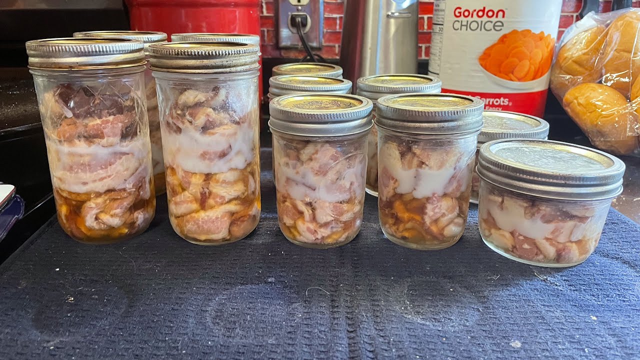MASSIVE BACON Cooking, Preserving and Canning - YouTube