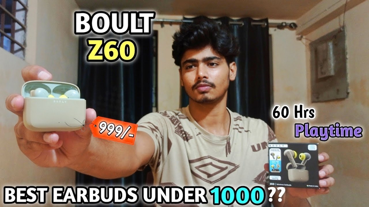 Boult Audio Z60 Earbuds with 60 HRs Playtime ⚡Heavy Testing 🤩🔥 - YouTube