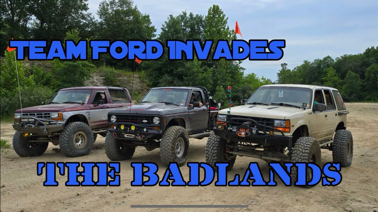 Exploring the Badlands Off Road Park in a bunch of Fords..day 1 - YouTube