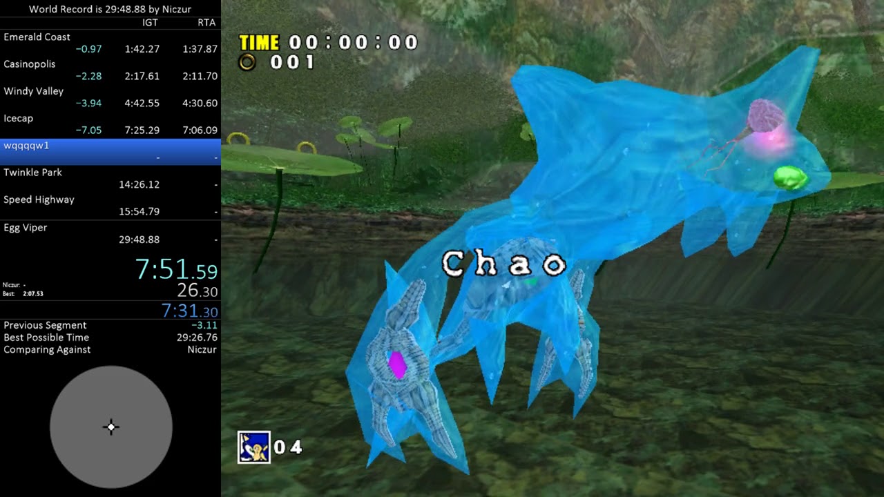 SADX: Sonic Story in 29:54.15 (28:35.17 RTA) - YouTube