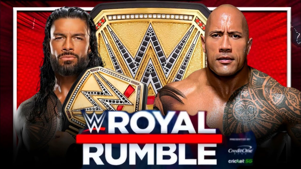 Roman Reigns vs The Rock Undisputed Universal Championship Full Match ...