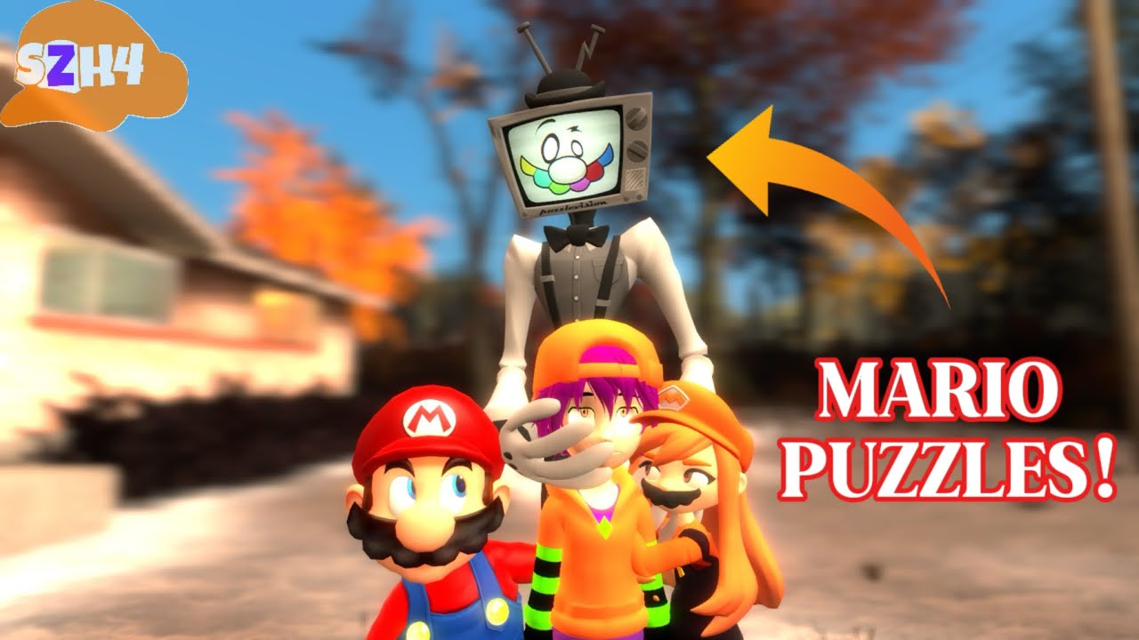 PUZZLES MARIO FACE!? - SMG4 Mr. Puzzles Extra Faces Pack! UPDATE! - YouTube