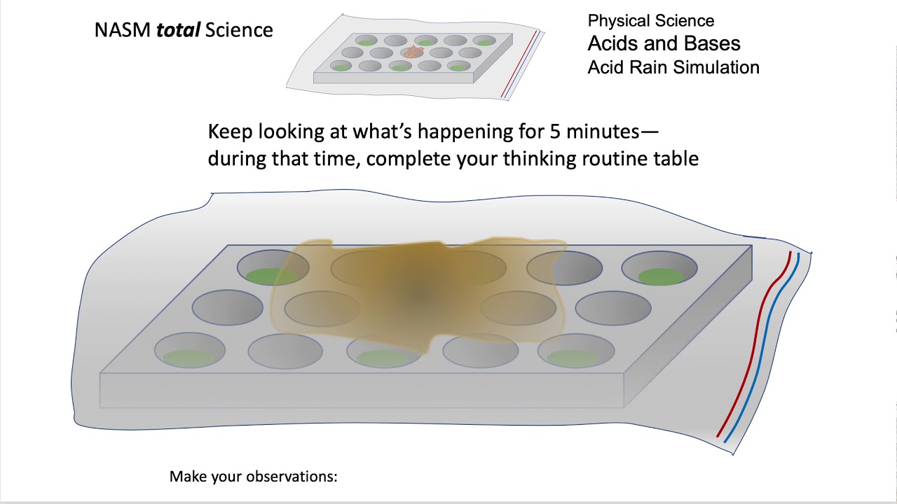 Acid rain simulation Thinking Routine Activity WIS - YouTube