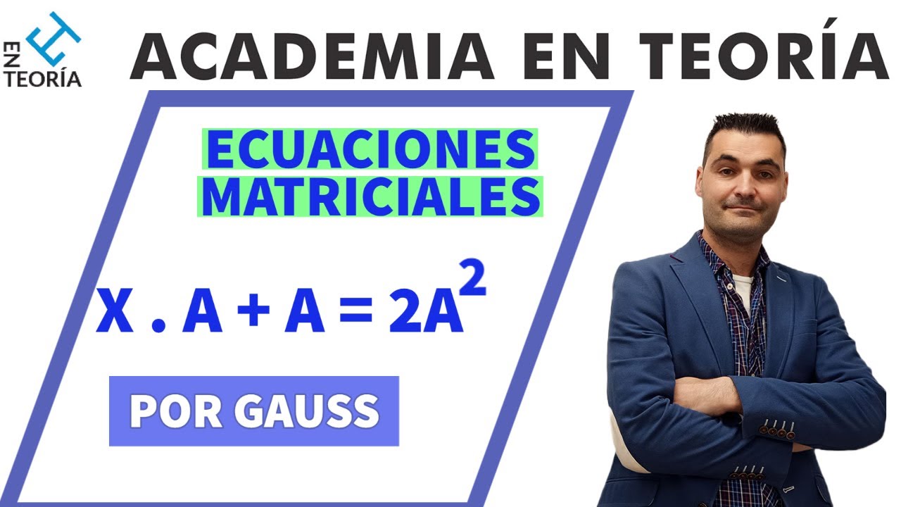 Ecuaciones matriciales parte 3 - YouTube