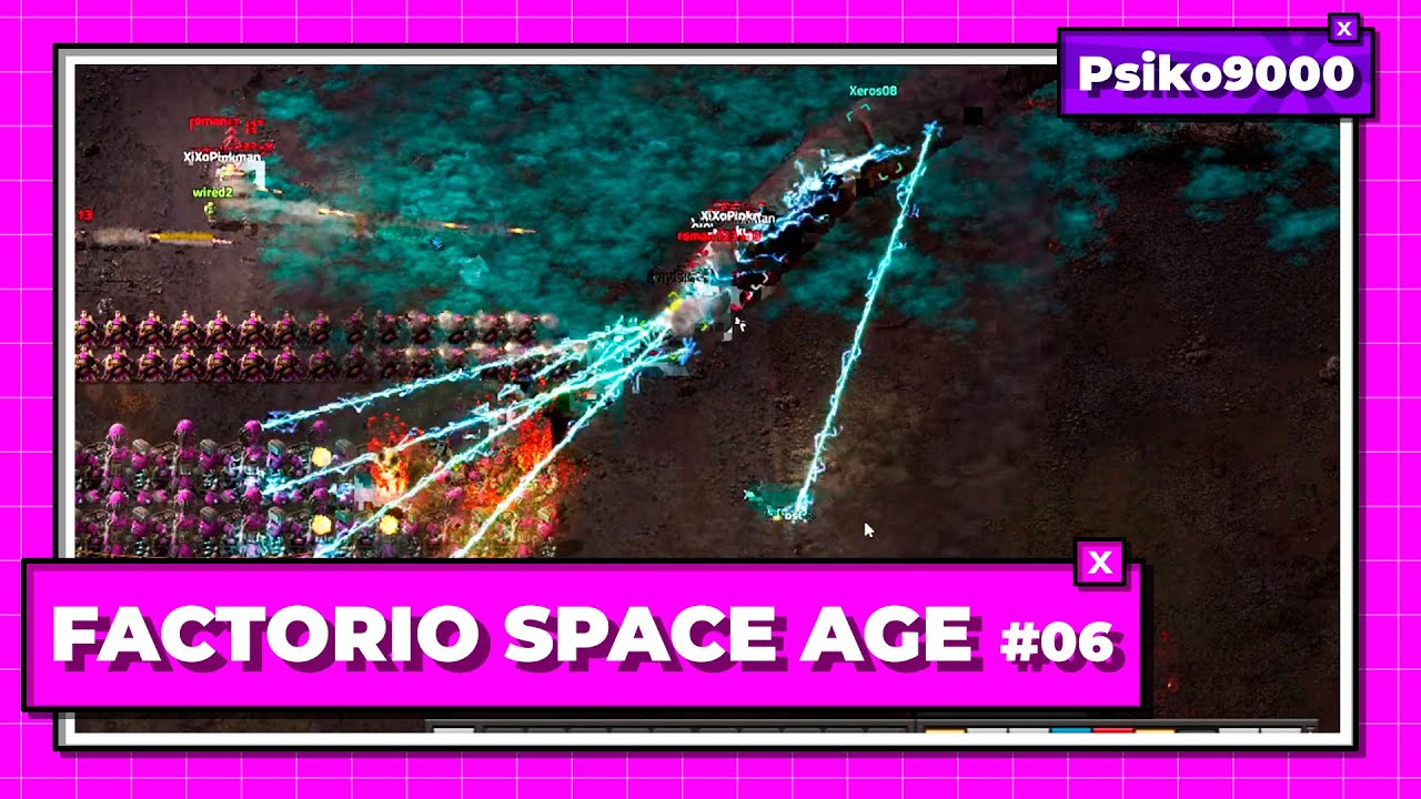 TORRESTAS TESLA VS GUSANO GIGANTE! | Factorio Space Age Gameplay ...
