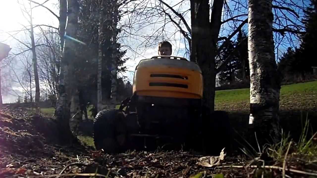 Tractor going up a hill - YouTube