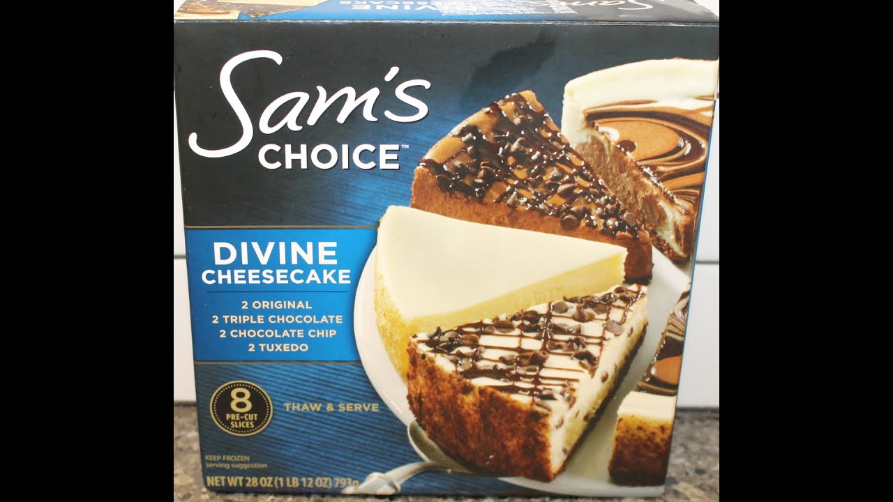 Sam’s Choice Divine Cheesecake: Original, Triple Chocolate, Chocolate ...
