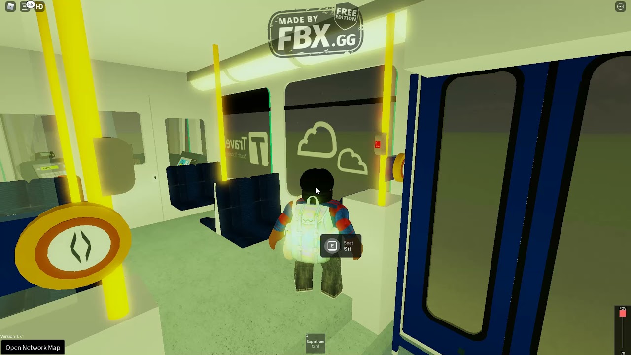 Roblox Stagecoach Supertram. Blue Route from Cathedral to Hyde Park ...