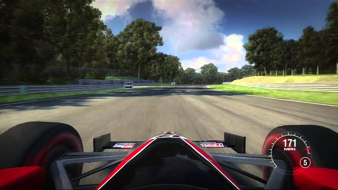 Grid 2 Brands Hatch GP Dallara Indycar Hot Lap Fanatec DLC - YouTube