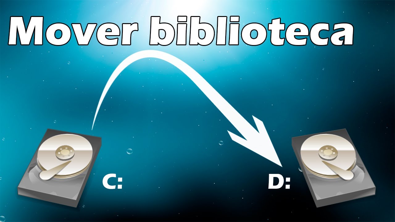 Mover la Biblioteca de archivos al disco local D en Windows 7, 8, 10 ...