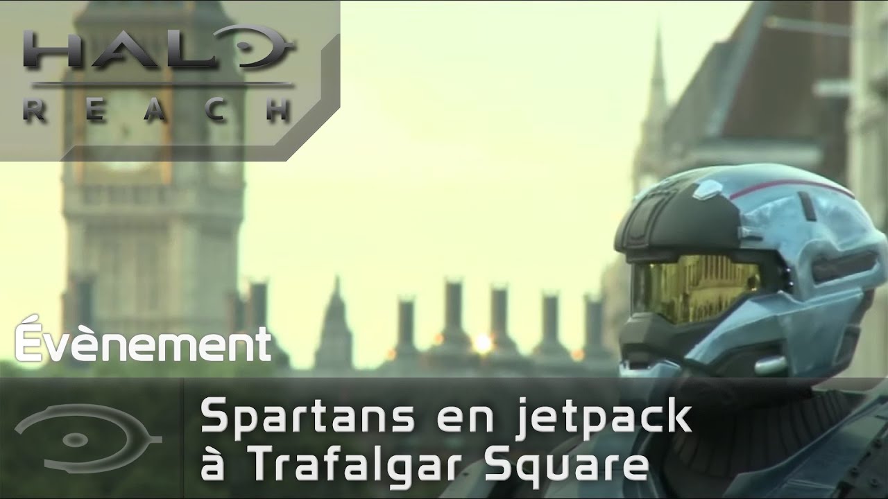 Halo : Reach – Spartan Jetpack in Trafalgar Square (Event VOST) - YouTube