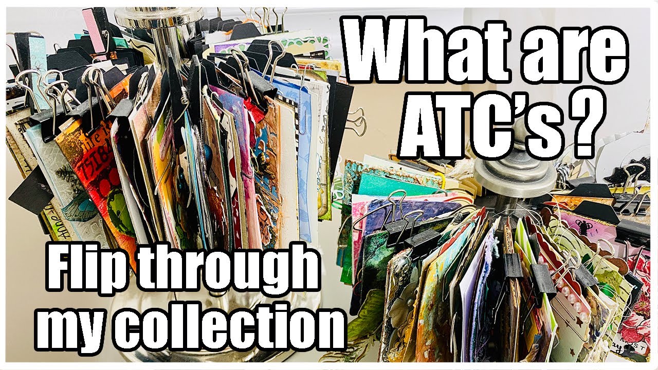 What are ATCs (Artist Trading Cards)? ---ATC Collection Flip Through ...